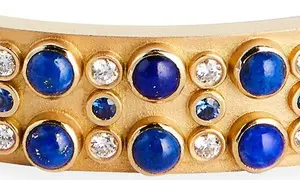 GRACE WINFREY Trio Stone Diamond Cabochon Bangle