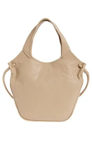 Marni Small Trunkaroo Leather Tote - Dune