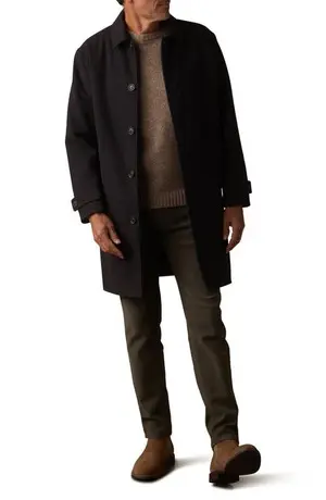 THE NORMAL BRAND Houndstooth Topcoat