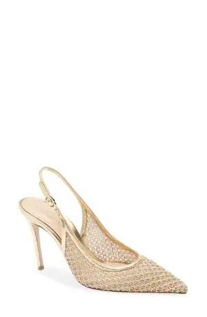 GIANVITO ROSSI Pointy Toe Slingback Sandal