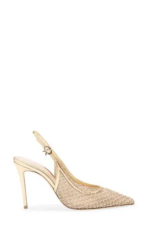 GIANVITO ROSSI Pointy Toe Slingback Sandal
