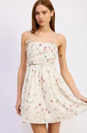 EN SAISON Floral Print Mini Dress