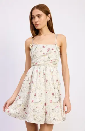 EN SAISON Floral Print Mini Dress