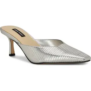 Nine West Camenla Mule - Silver