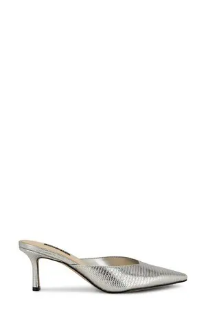 Nine West Camenla Mule - Silver