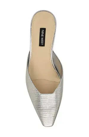 Nine West Camenla Mule - Silver