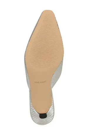 Nine West Camenla Mule - Silver