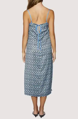 LOST + WANDER Printed Midi Dress