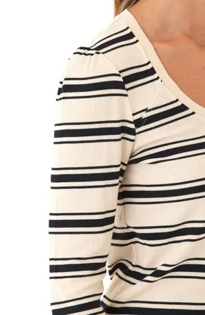 THREADS 4 THOUGHT Alpine Stripe Rib Top