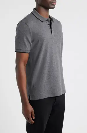 BOSS Parlay Tipped Cotton Polo