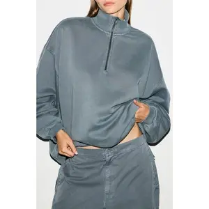 Women's Slouchy Cotton Pullover Sweatshirts