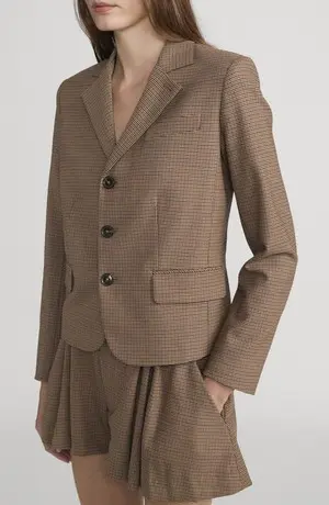 FRAME The Plaid Smart Blazer