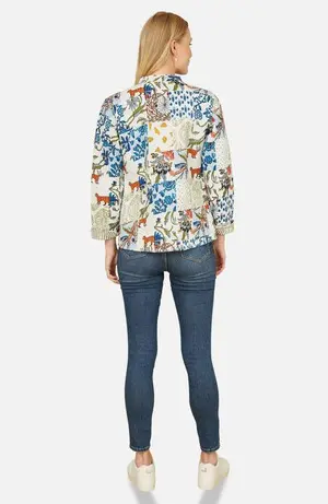 YUMI Indian Patchwork Reversible Jacket