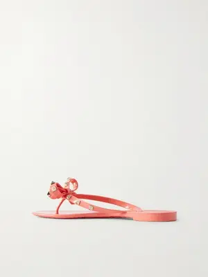 Valentino Garavani Rockstud Rubber Flip Flops