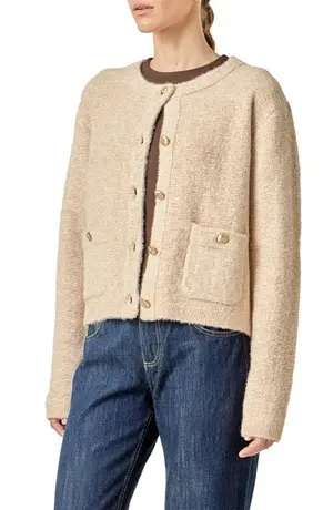 English Factory Textured Cardigan