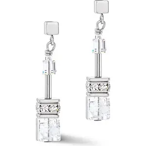 COEUR DE LION Geocube Iconic Nature Earrings - White
