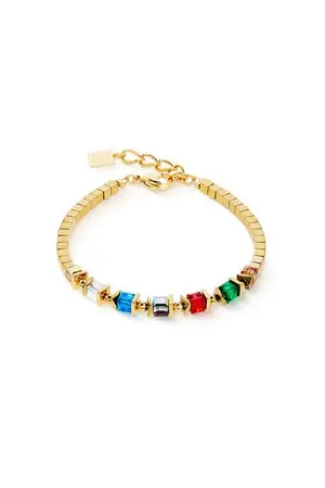 COEUR DE LION Gold-plated Chain Bracelet - Multicolor