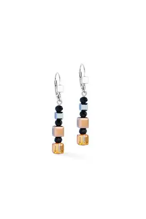 COEUR DE LION Geocube Precious Nature Earrings - Tricolor