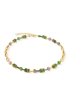 COEUR DE LION Geocube® Chunky Chain Necklace - Green