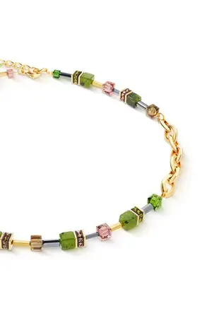 COEUR DE LION Geocube® Chunky Chain Necklace - Green