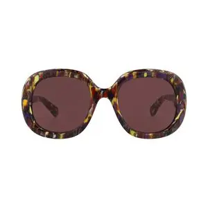 Chloé Square Frame Recycled Acetate Sunglasses - Purple