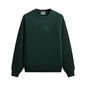 Kith Classic Logo Nelson Crewneck - Green