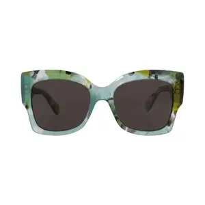 Chloé Square Frame Recycled Acetate Sunglasses - Green