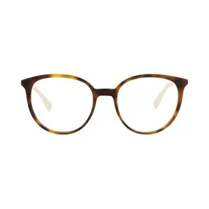 Gucci Round Frame Acetate Optical Frames - Brown