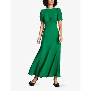RO&ZO Belle Puff-sleeve Woven Maxidress
