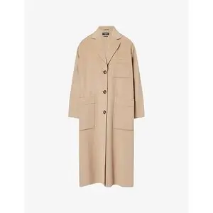 Max Mara Notch-lapels Wool-blend Coat