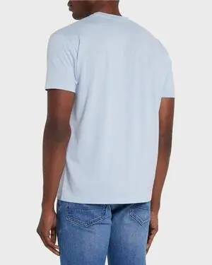 TOM FORD Apos;s Lyocell-cotton Crewneck T-shirt - Light Blue