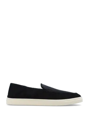 Giorgio Armani Suede Slip-on Loafers