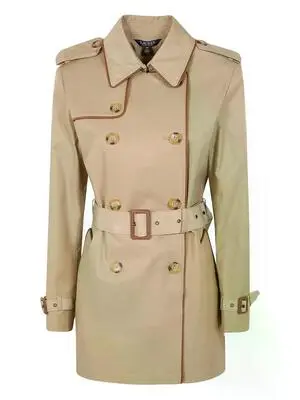 Ralph Lauren Belted Double-breasted Coat