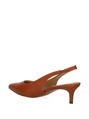 Ralph Lauren Pointed Slingback Pumps - Brown
