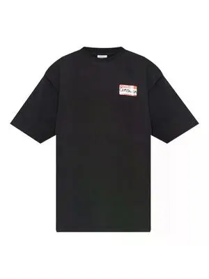 Vetements My Name Is T-shirt - Black