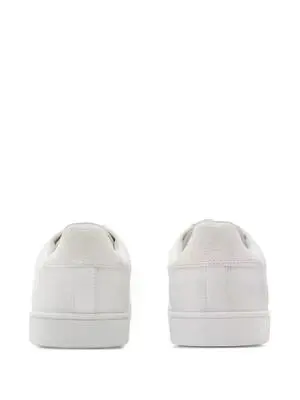 Burberry Embossed Check Leather Sneakers - White