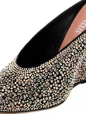 Paris Texas Embellished Open-toe Mules