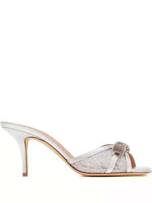 MALONE SOULIERS Bow Lace Stiletto Sandals