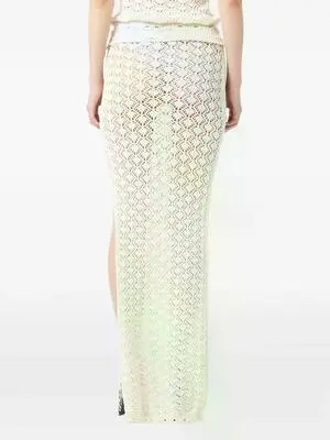 Blumarine Side-split Maxi Skirt