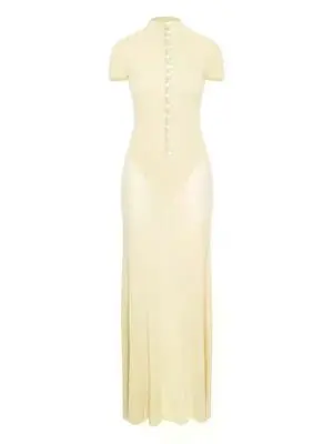 MANURI Mock-neck Maxi Dress