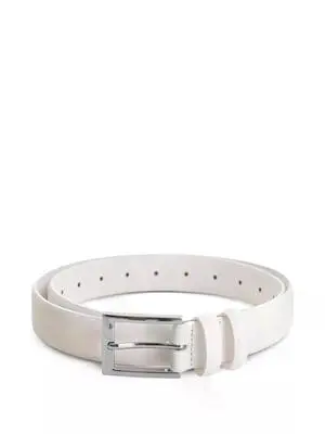 VESTIAIRE D'UN OISEAU LIBRE Square-Buckle Leather Belt