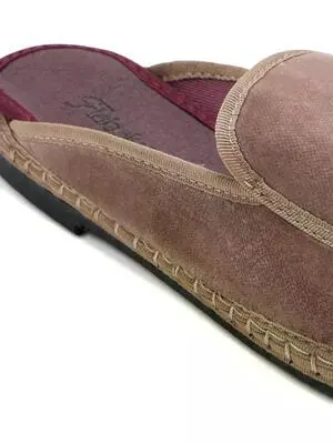 FLABELUS Bruna Piped Mules - Brown