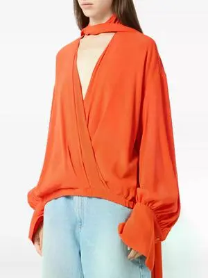 Blumarine Scarf-detail Blouse
