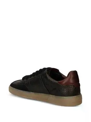 KENNEL&SCHMENGER Croc-effect Lace-up Sneakers - Black