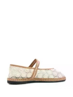 FLABELUS Pierre Sun Flower Buckle Espadrilles