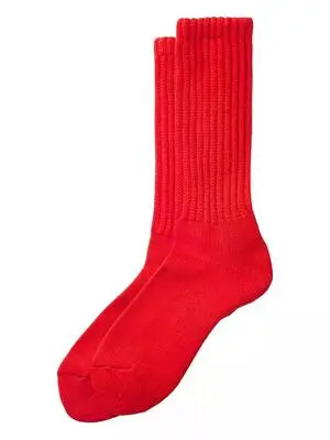 ROTOTO Ribbed Socks - Red