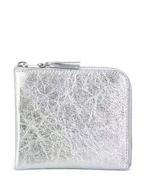 Comme Des Garçons Zip Small Wallet - Silver