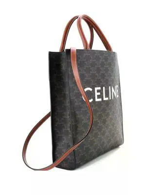 Celine Vertical Cabas Triomphe Small Tote Bag - Brown