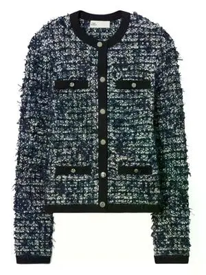 Tory Burch Kendra Tweed Cardigan
