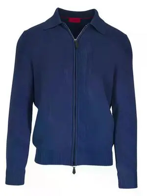 Isaia Zip-fastening Cardigan